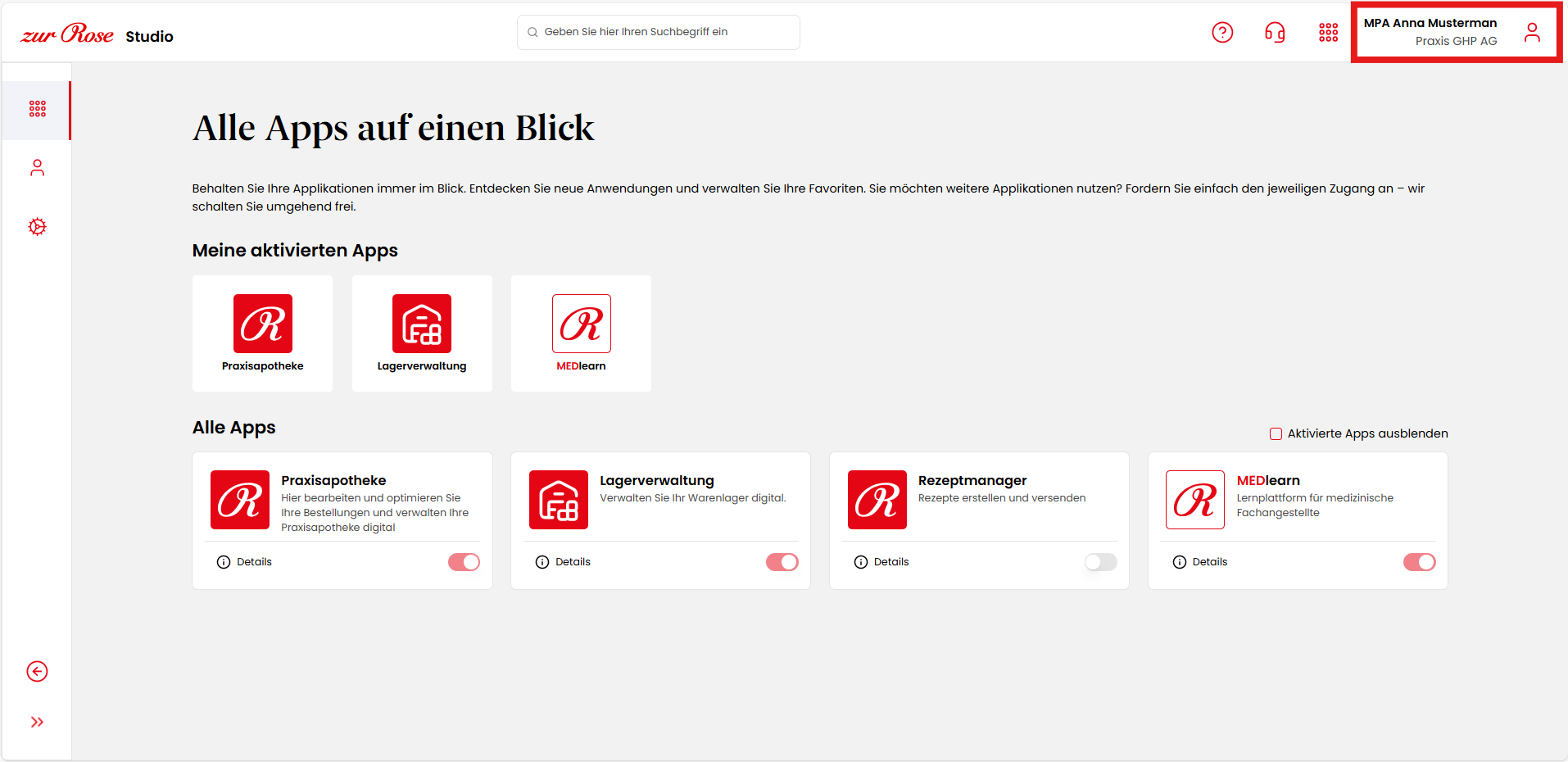 Zur Rose Studio: Grosses Update & Neuerungen | Zur Rose